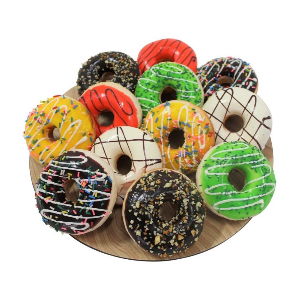 Namaak Donuts Set 6 Stuks - Verkrijgbaar Bij Decofoodshop