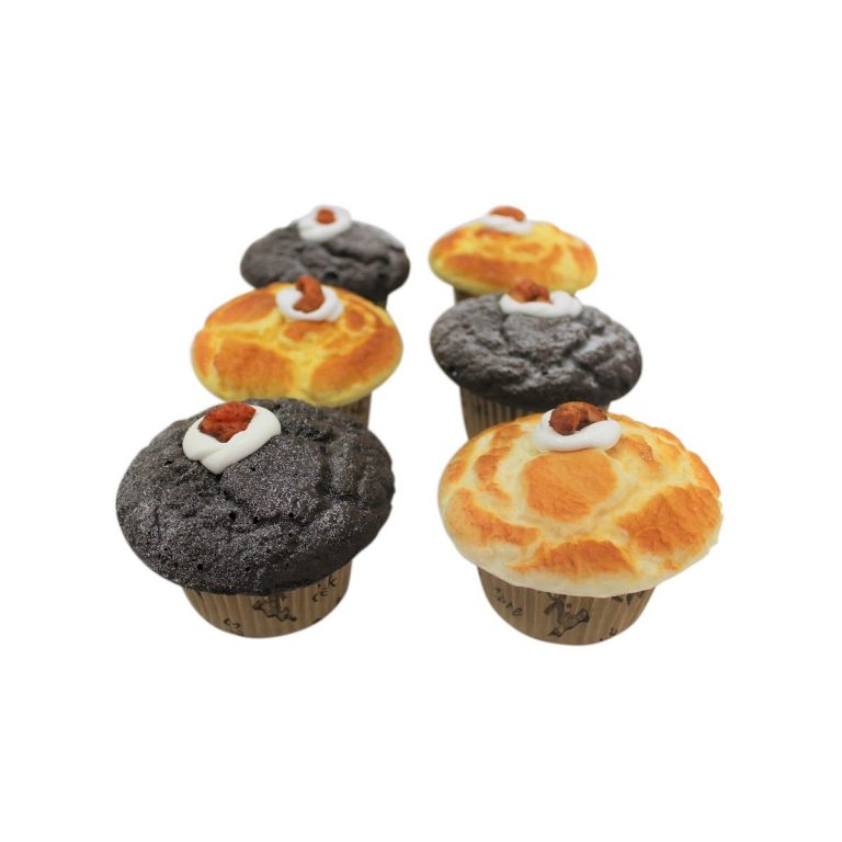 Namaak Muffin Set 6 stuks - Verkrijgbaar Bij Decofoodshop